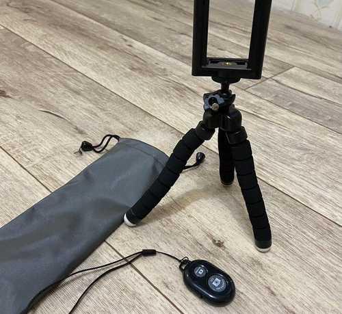 Штатив для телефона гибкий, Bluetooth