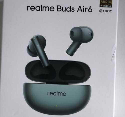 Realme buds air 6 зелёные