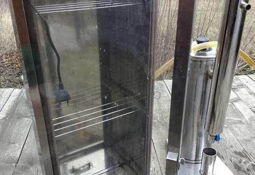 Коптильный шкаф с дымогенератором
