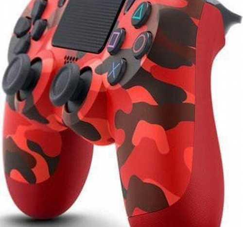 Sony DualShock 4 V2 Red Camouflage красный