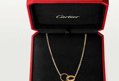 Подвеска кулон Cartier Love желтое золото