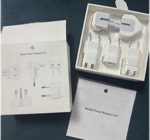 Набор адаптеров apple wolrd travel adapter kit