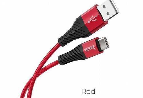 Кабель USB hoco X38 Cool, USB - Type-C, 3A, 1 м, к