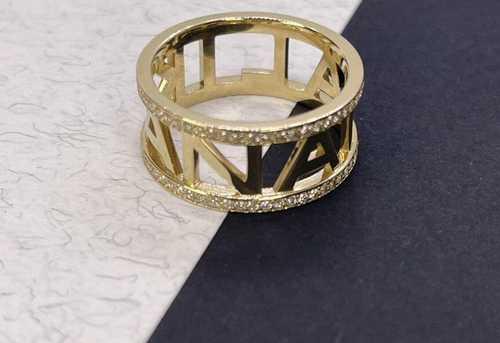 Оригинальное золотое кольцо. Любое имя
