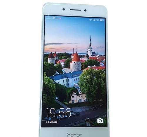 Дисплей в сборе с рамкой для Honor 6C, белый