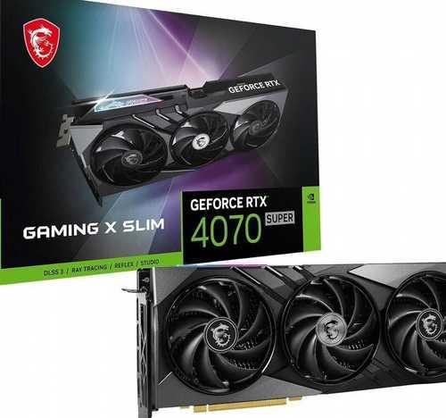 MSI GeForce RTX 4070 super 12G gaming x slim