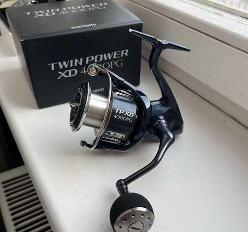 Катушка Shimano 21 twin power xd 4000pg