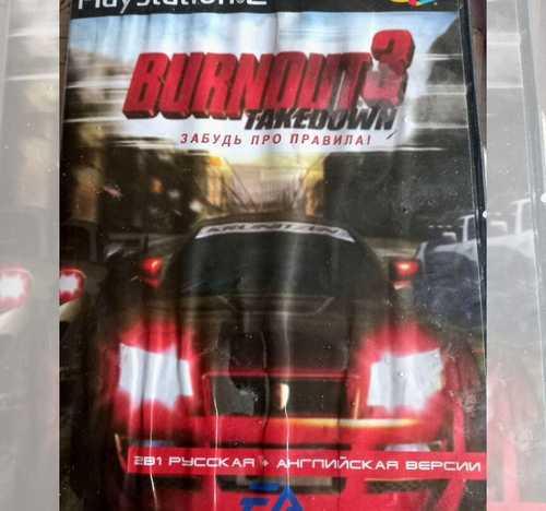 Диск PlayStation 2 Burnout 3: Takedown забудь про