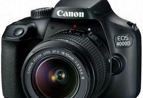 Зеркальный фотоаппарат Canon EOS 4000D Kit 18-55mm
