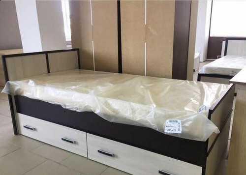 Сакура кровать с матрасом 0.9 м