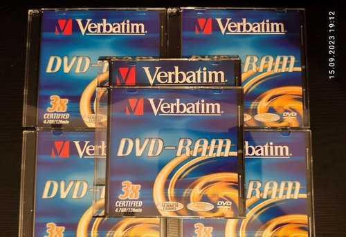 Диски Verbatim DVD-RAM, DVD-R