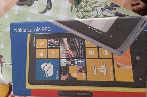 Коробка от телефона nokia Lumia 920