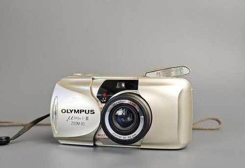 Плёночный фотоаппарат olympus mju 2 zoom 80