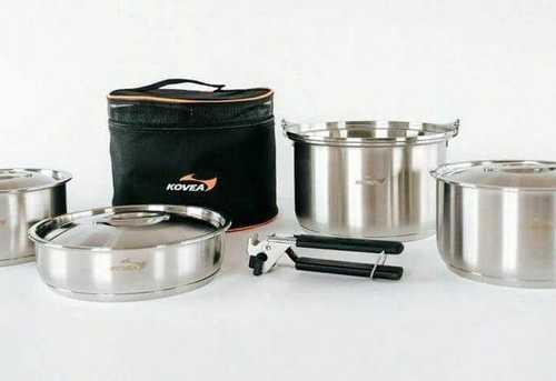 Набор посуды kovea triple stainless cookware-L