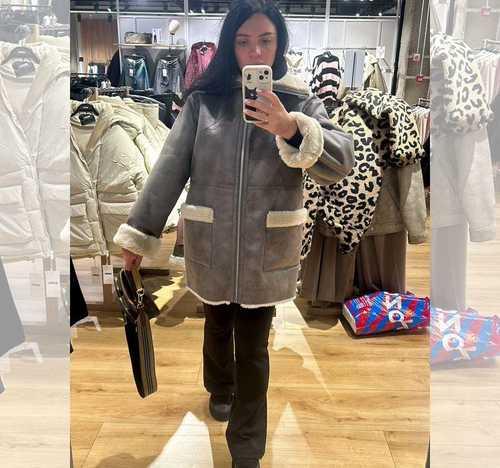 Pull and bear дубленка; s