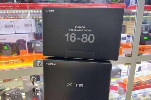Fujifilm X-T5 kit 16-80mm f/4 Black новый