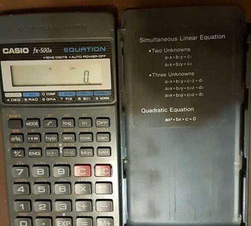 Научный калькулятор Casio fx-500 а