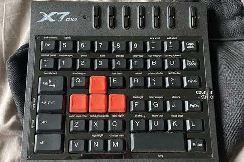 Игровая клавиатура a4tech x7g100