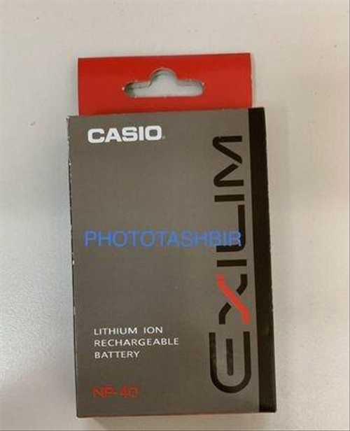 Аккумулятор Casio NP-40 (BC-30L) для Casio Exilim
