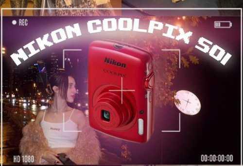 Компактных фотоаппарат Nikon Coolpix s01 mini