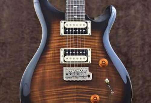 PRS SE Custom 24 Черное золото Солнечные лучи