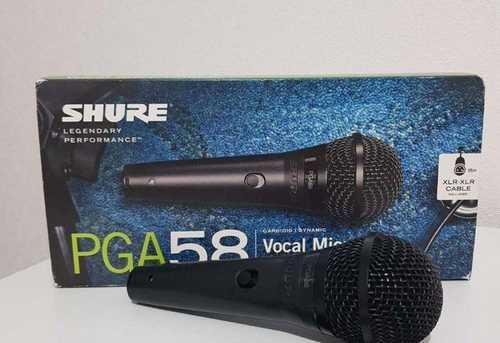 Микрофон Shure PGA58-XLR-E