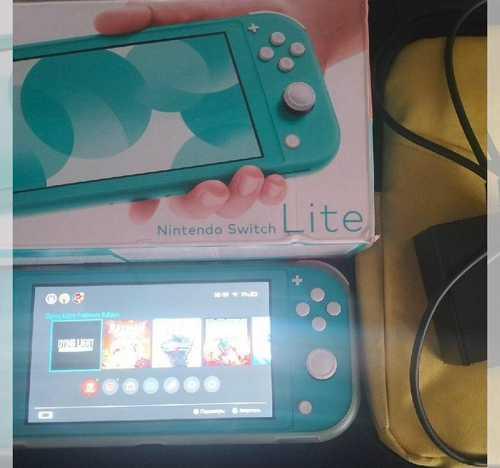 Портативная игровая приставка nintendo switch lite