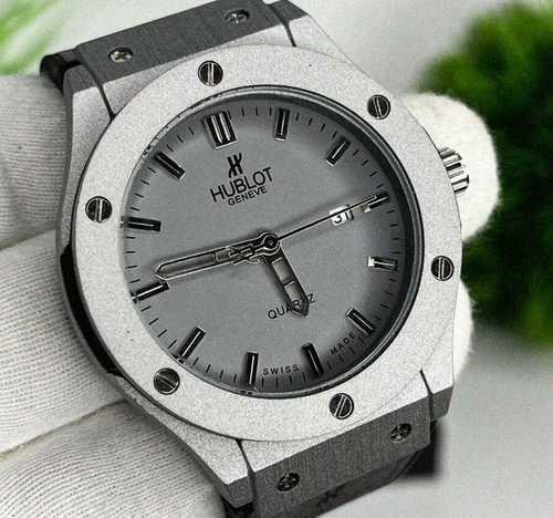 Наручные часы Hublot серые (Арт.73253)