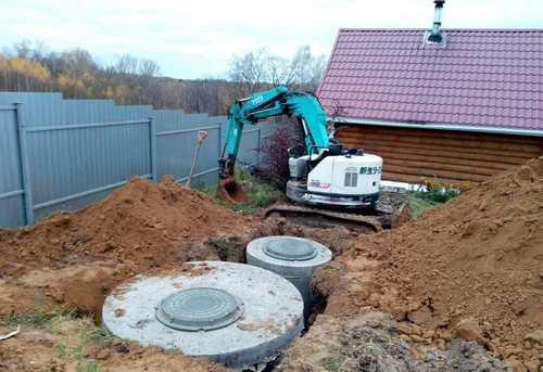 Жб кольца канализация водопровод под ключ септик