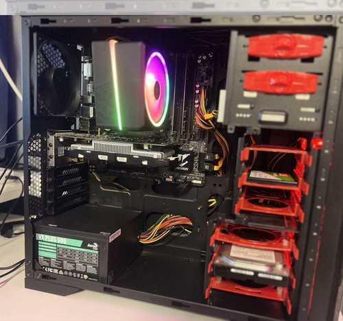 ИгровойПК, Ryzen 5 3500, GeForce GTX 1050 Ti 4 ГБ, RAM 12 ГБ