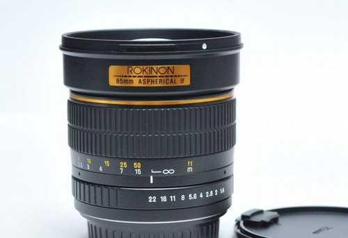 Samyang 85mm 1.4 aspherical IF