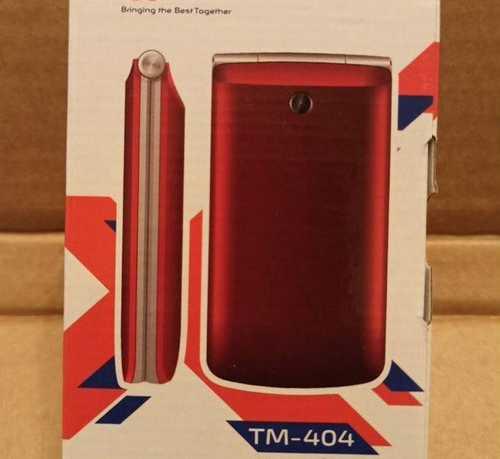 Телефон teXet TM-404 (красный)