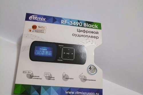 Аудиоплеер цифровой Ritmix RF-3490 black