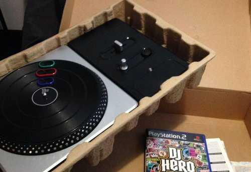 DJ Hero PS2 Sony Playstation 2 Turntable Kit