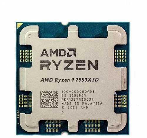 Новый Ryzen 9 7950x3d 3 года Гарантии