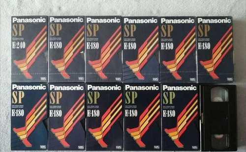 Видеокассеты VHS Panasonic SP 180