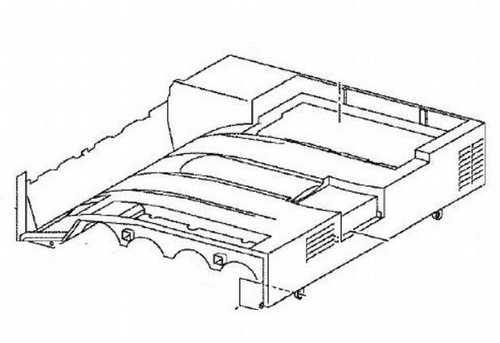 Крышка верхняя Xerox Ph 7750 116-1802-00