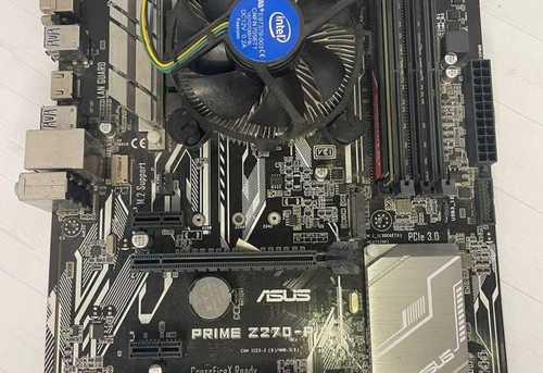 Asus prime Z270-P + Celerone G3900 + DDR4 8GB