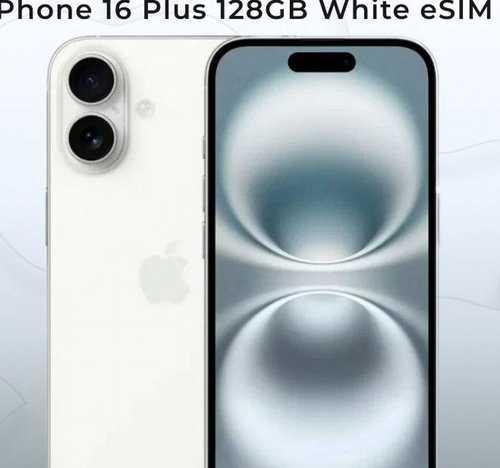 iPhone 16 Plus 128GB White eSIM