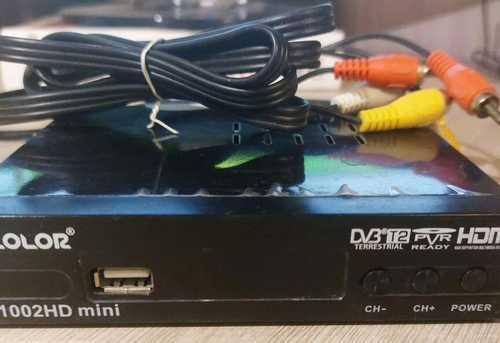 Цифровая DVB-T2 приставка d color DC1002HD mini