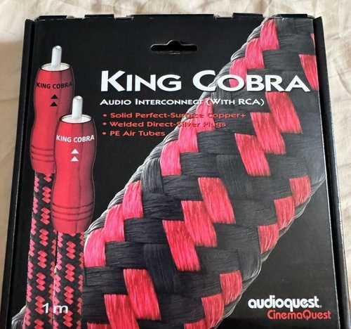 Межблочный кабель Audioguest King Cobra RCA