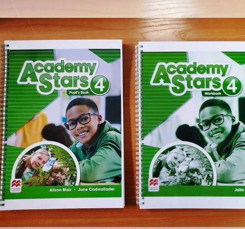 Academy Stars 4 Pupils Book Wоrkbook комплект