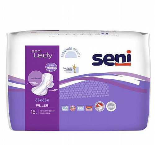 Урологические Прокладки Seni Lady Plus, 15 шт