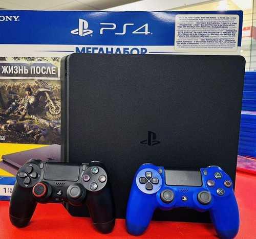 Sony Playstation 4 Slim 1TB CUH-2208B, 800 игр