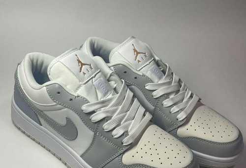 Кроссовки Nike Air Jordan low 1 белые