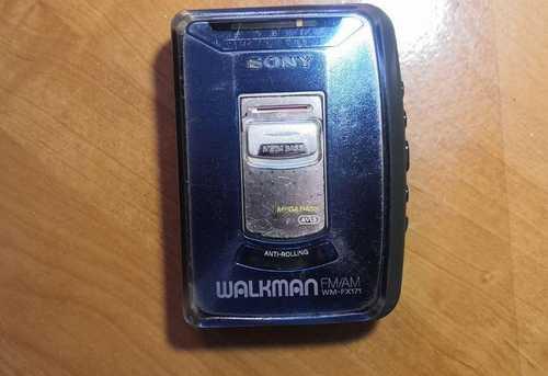 Кассетный плеер sony walkman wm fx171