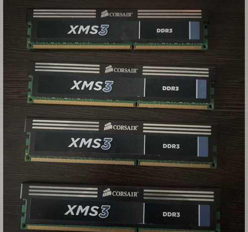 Оперативная память corsair XMS3 ddr3 16gb