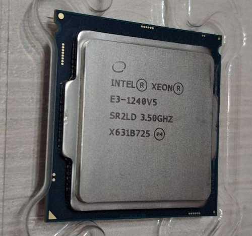 Процессор Intel Xeon e3 1240v5