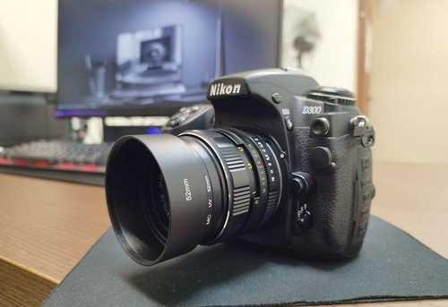 Nikon D300 с объективом Helios-44m-7