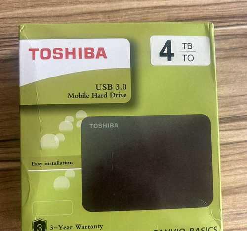 Внешний HDD Toshiba Canvio Basics 4 тб